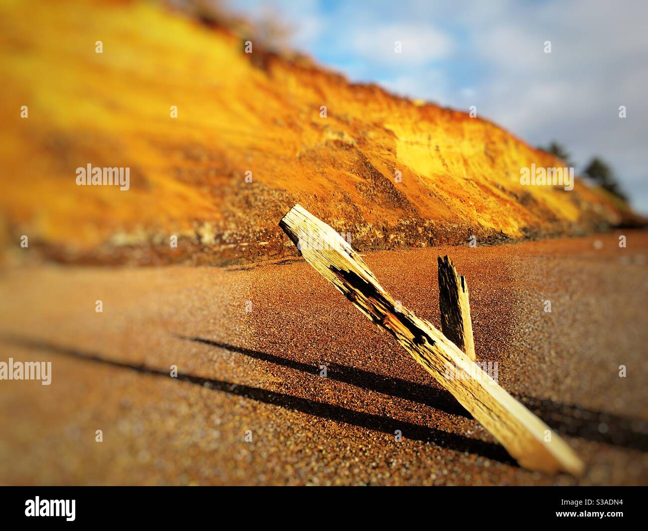 Effects of coastal erosion Stock Photo - Alamy