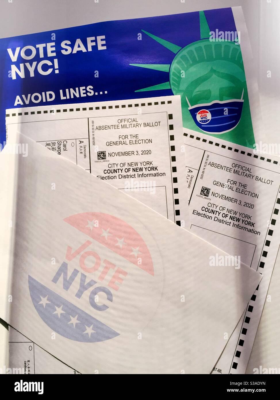 Official absentee military ballots hi-res stock photography and images ...