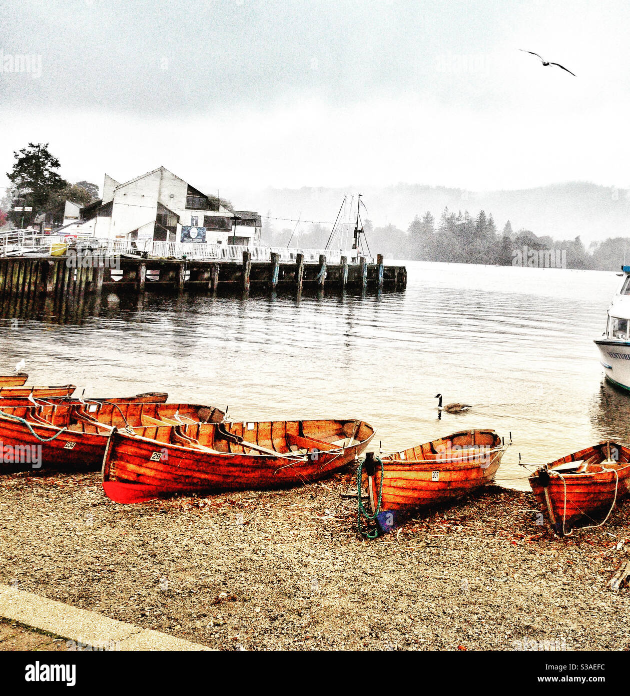 Lakeside boat hi-res stock photography and images - Alamy