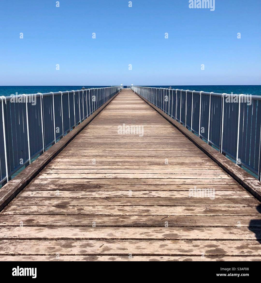 Limni pier, Cyprus Stock Photo - Alamy