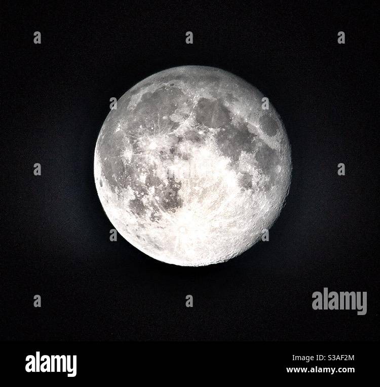 Moon through telescope High Resolution Stock Photography and Images - Alamy