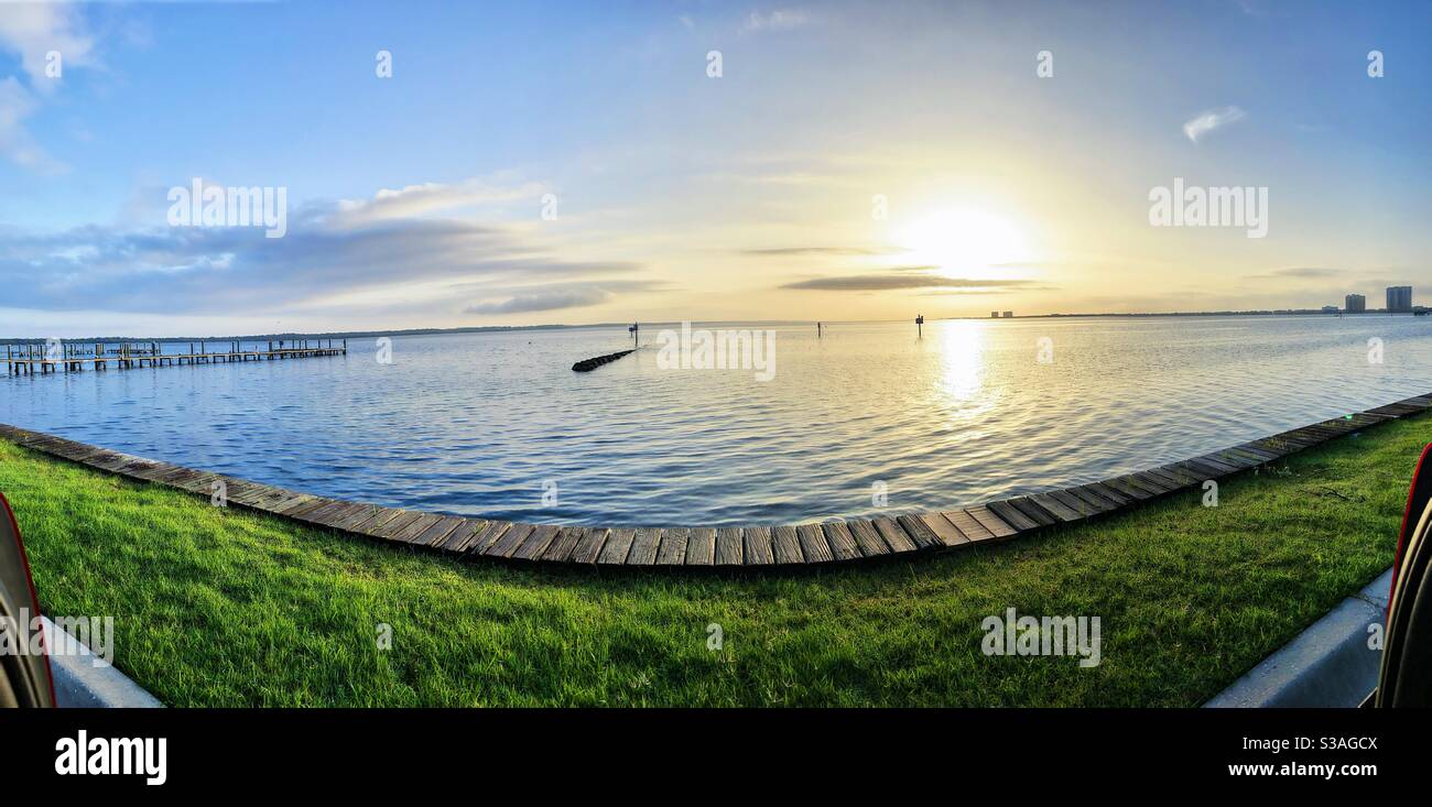 Pensacola sunrise, pre-Hurricane Sally Stock Photo - Alamy