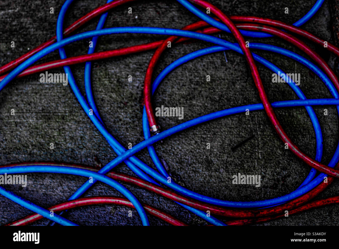 Red and blue lines hi-res stock photography and images - Alamy