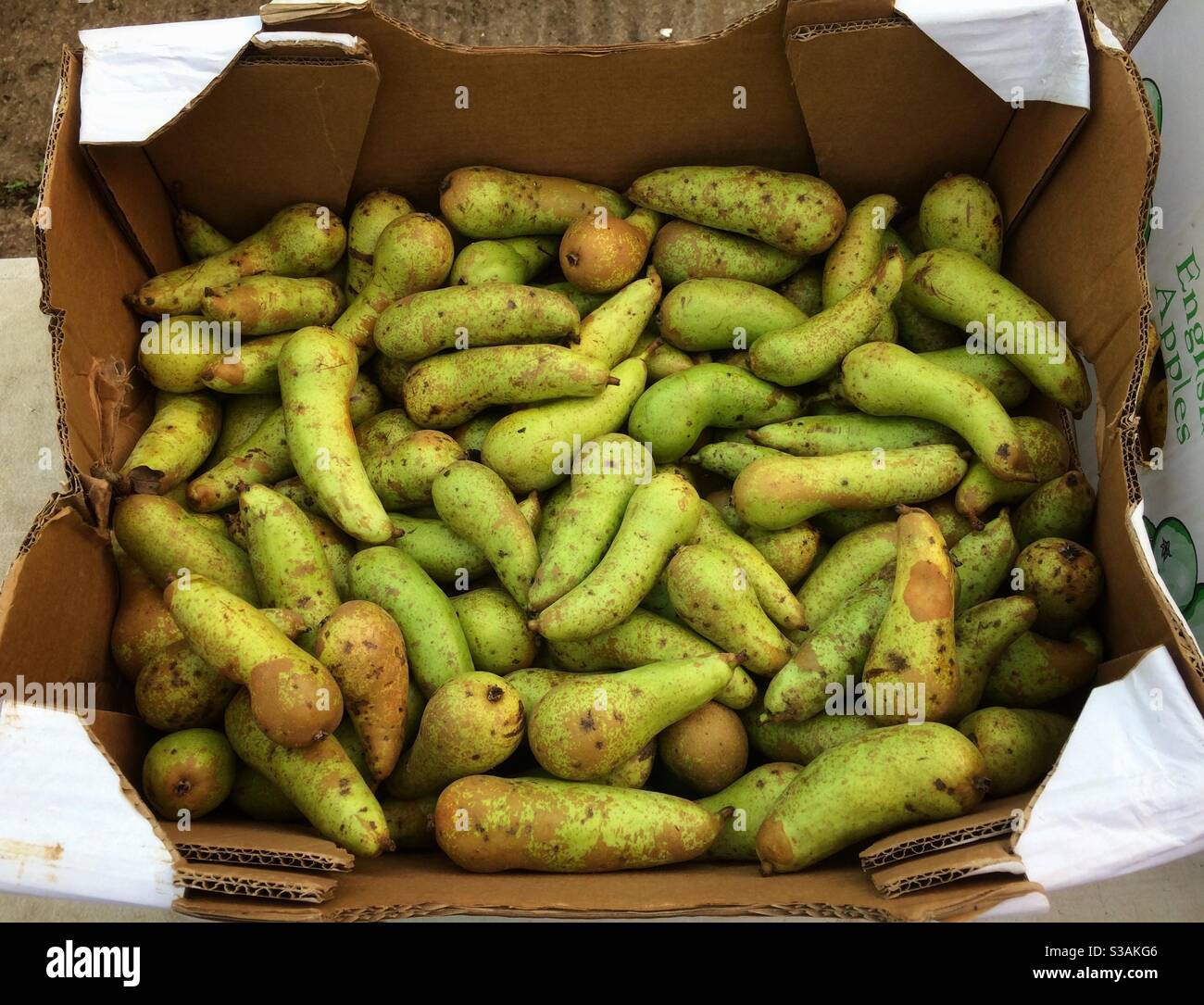 Carton of pears hi-res stock photography and images - Alamy