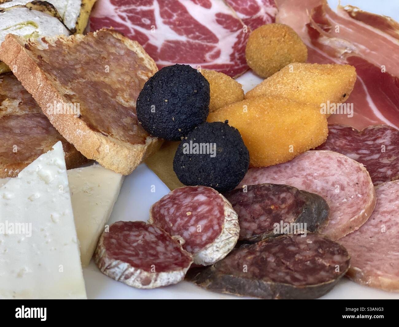 Italian appetizer dish Stock Photo - Alamy