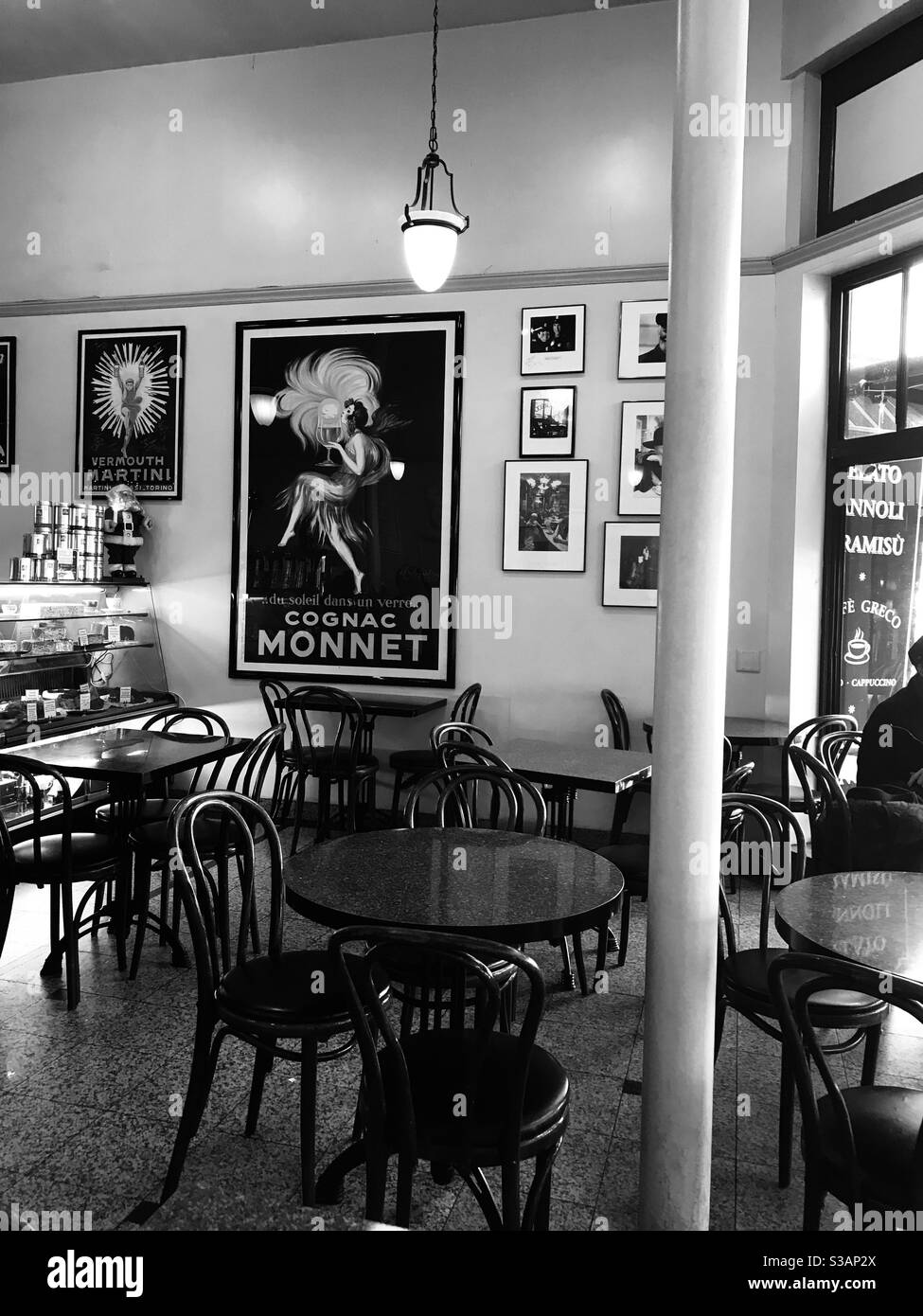 Diner cafe Black and White Stock Photos & Images - Alamy