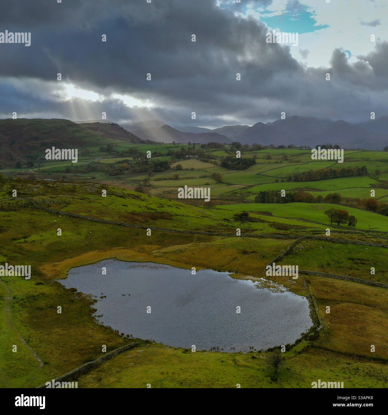 Aerial lakes district hi-res stock photography and images - Alamy