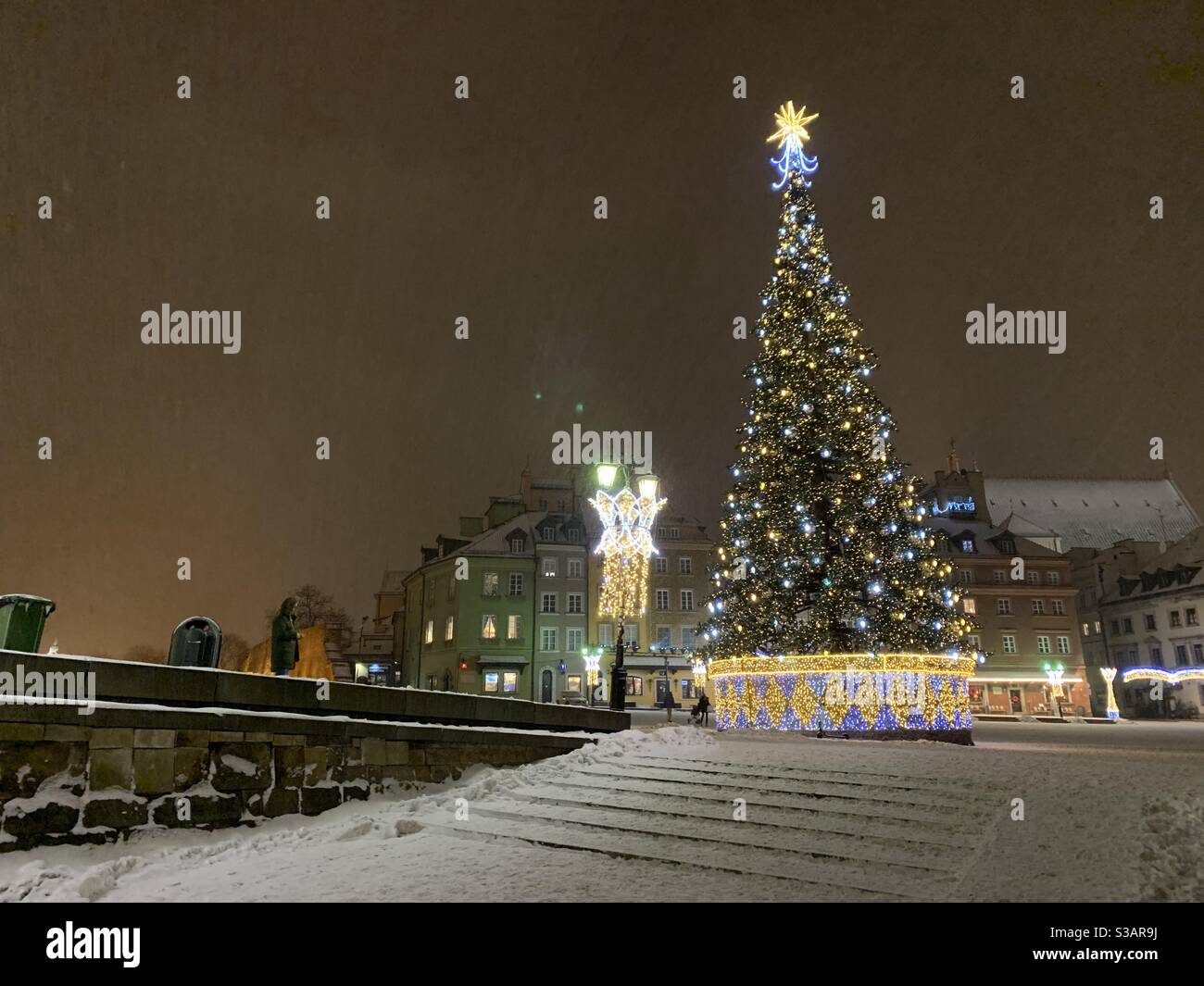 Warsaw at christmas hi-res stock photography and images - Alamy