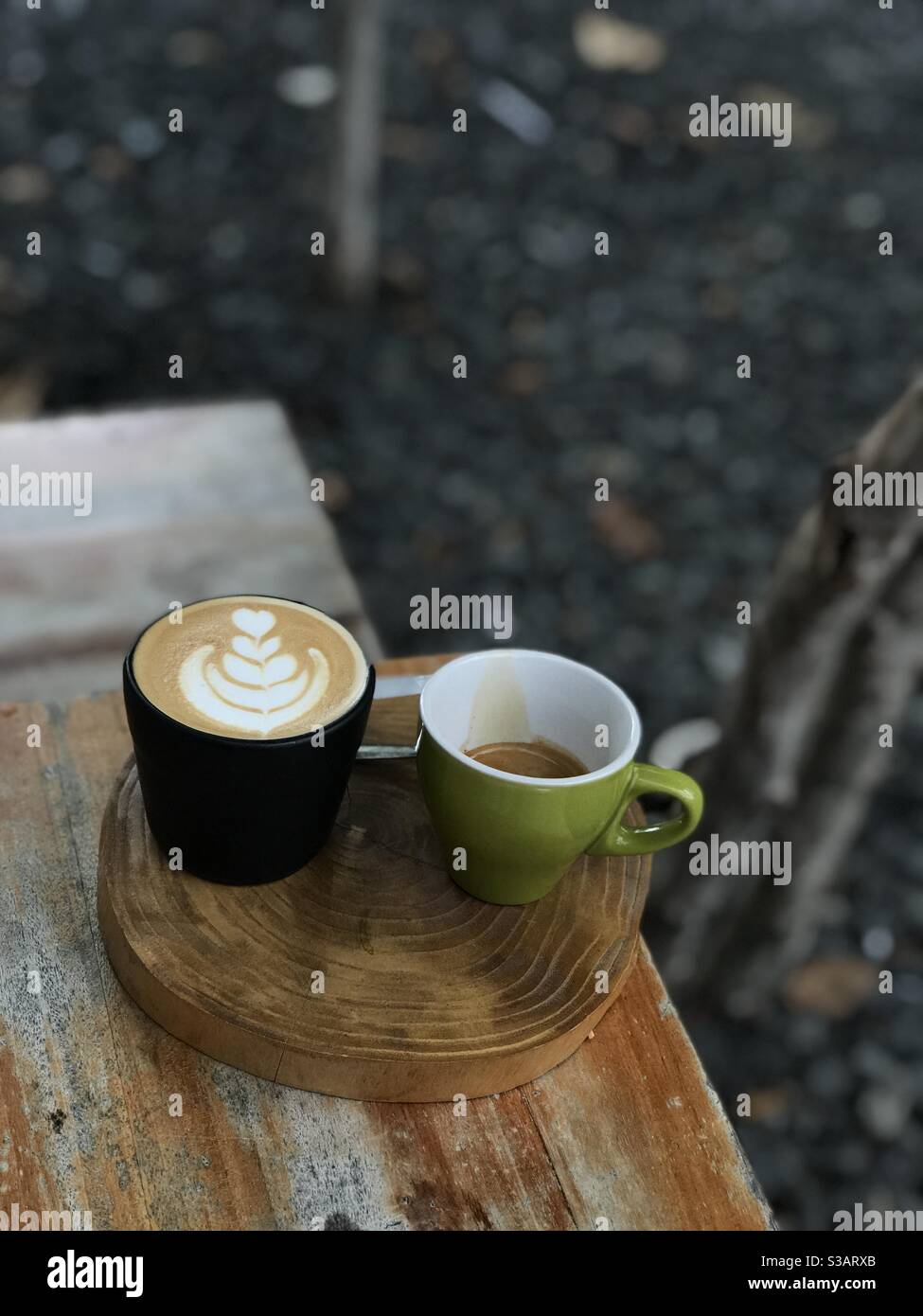 Double espresso hi-res stock photography and images - Alamy