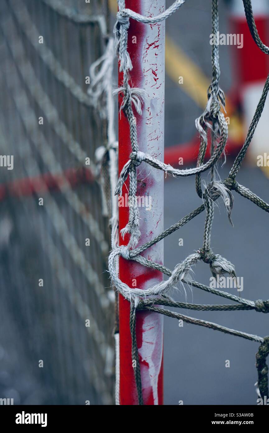 Broken goal hi-res stock photography and images - Alamy