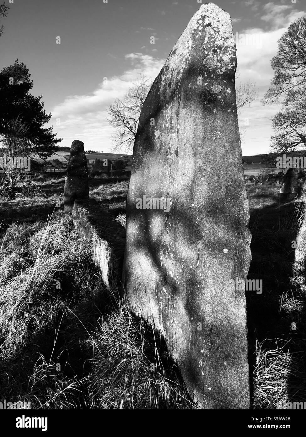 Shadow on stone Stock Photo - Alamy
