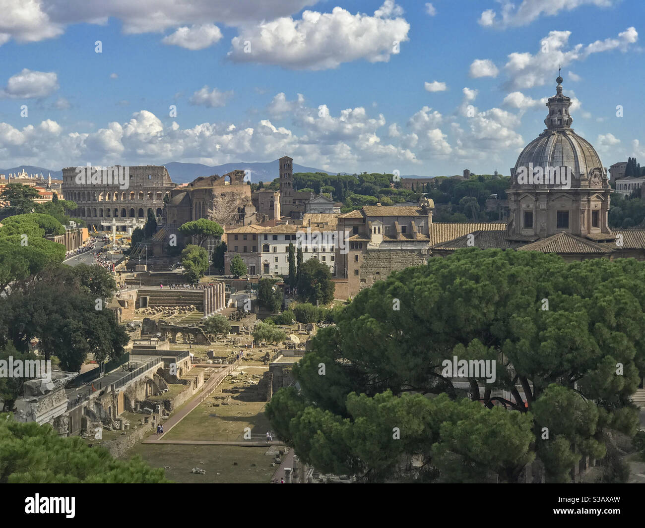 Over coliseum in rome hi-res stock photography and images - Alamy
