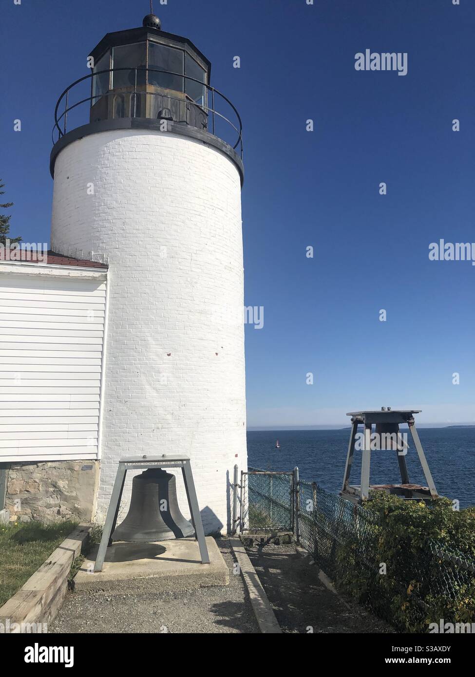 Bass Harbor lighthouse Acadia National Park Stock Photo - Alamy