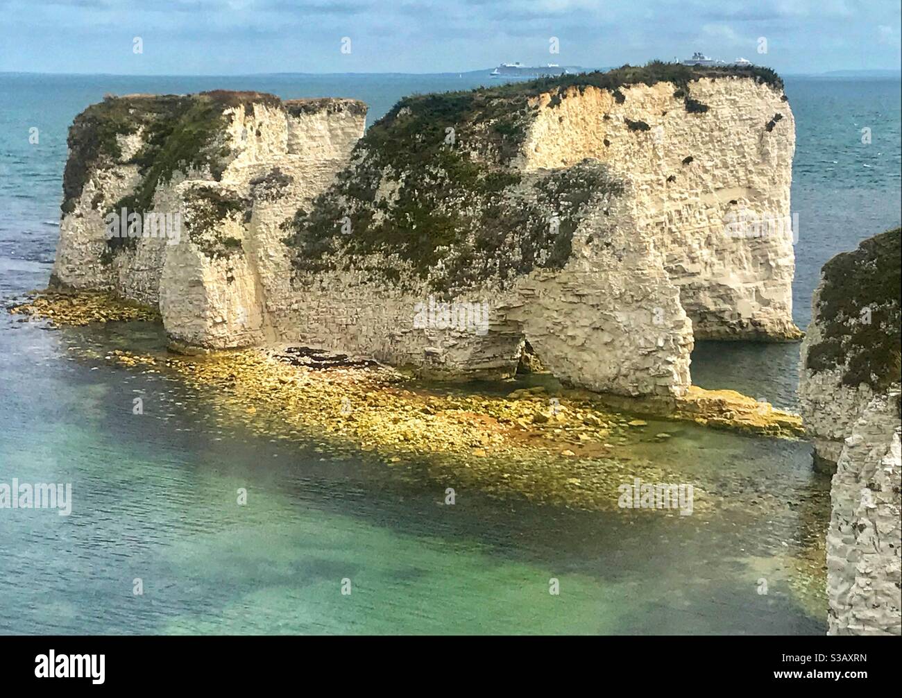 Old Harry rocks. Studland Stock Photo - Alamy