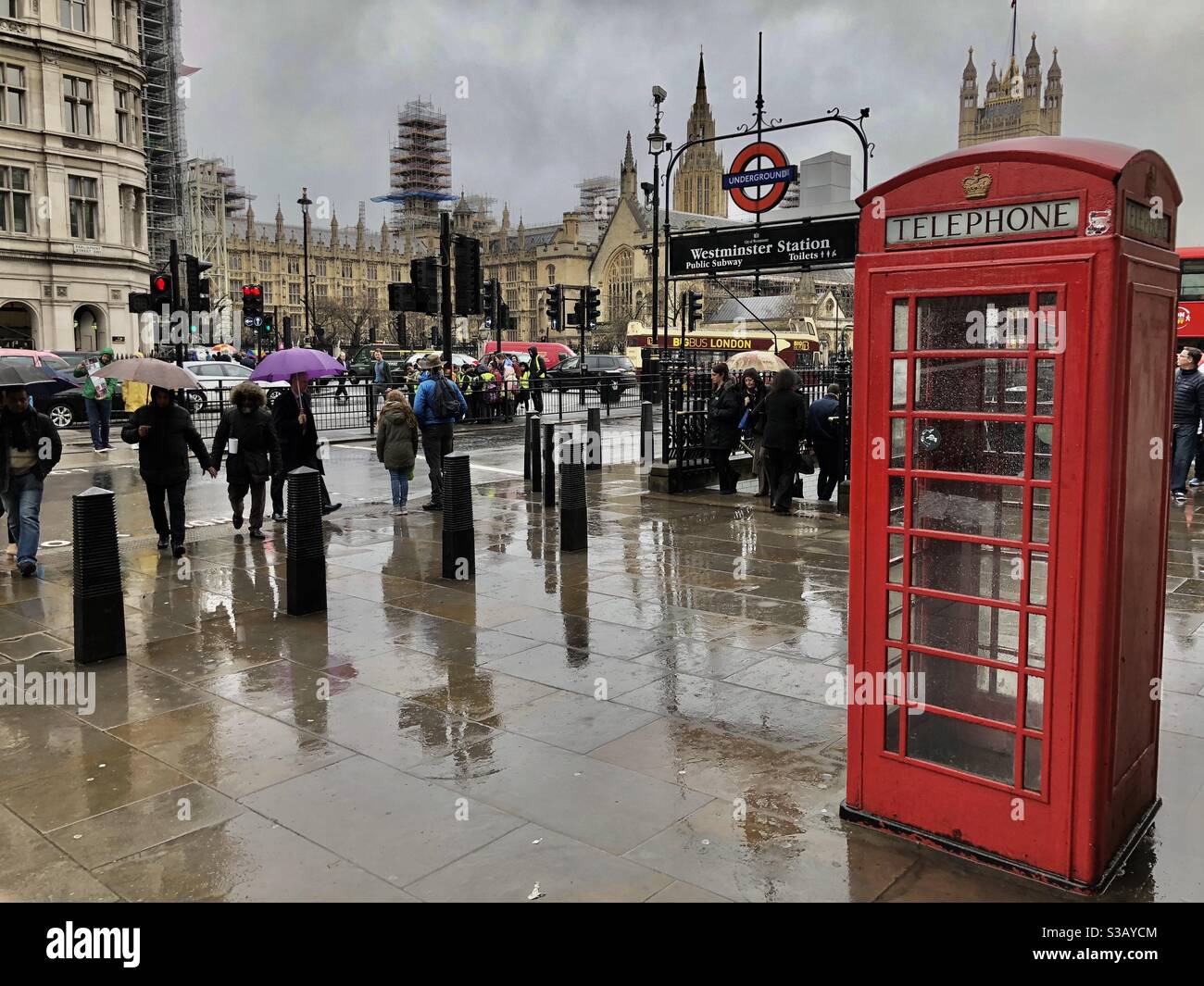 Westminster underground station whitehall hi-res stock photography and ...