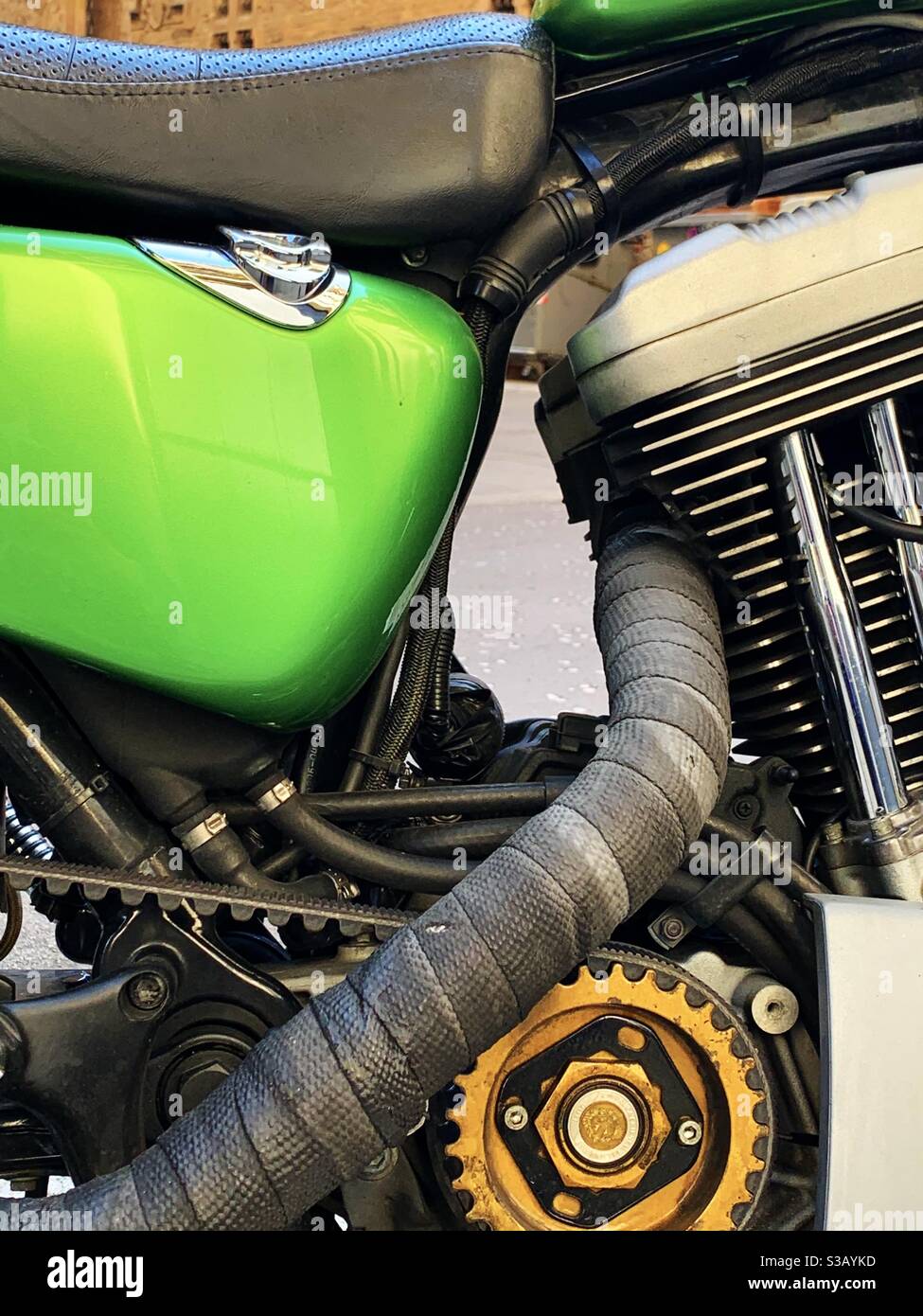 Painted petrol tank hi-res stock photography and images - Alamy