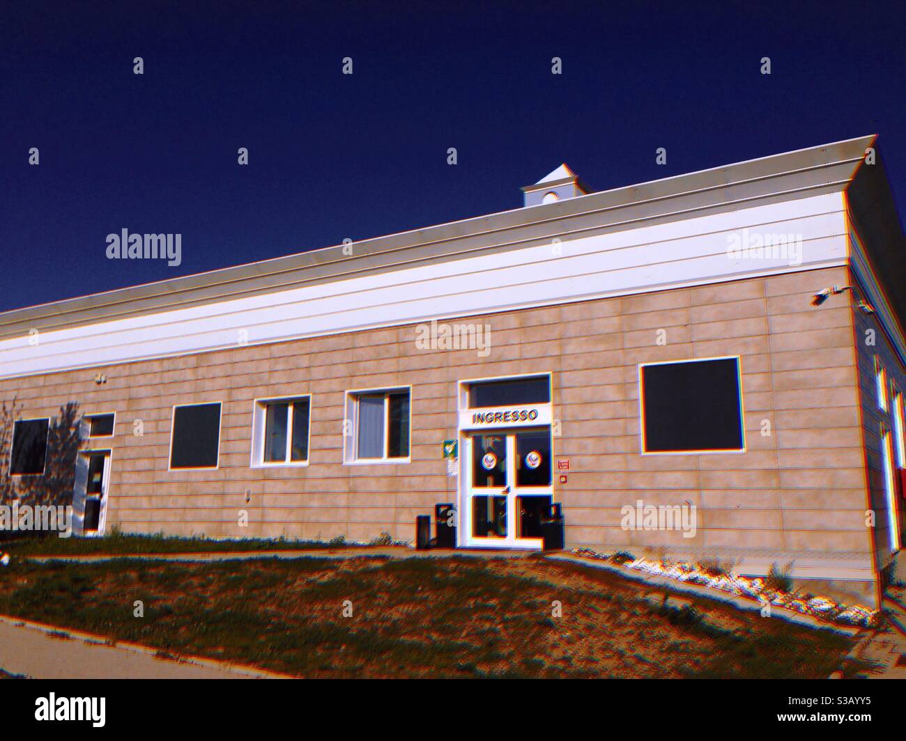 Indoor swimming pool and gym in Muggiano, Milan, Italy, 2019 Stock ...