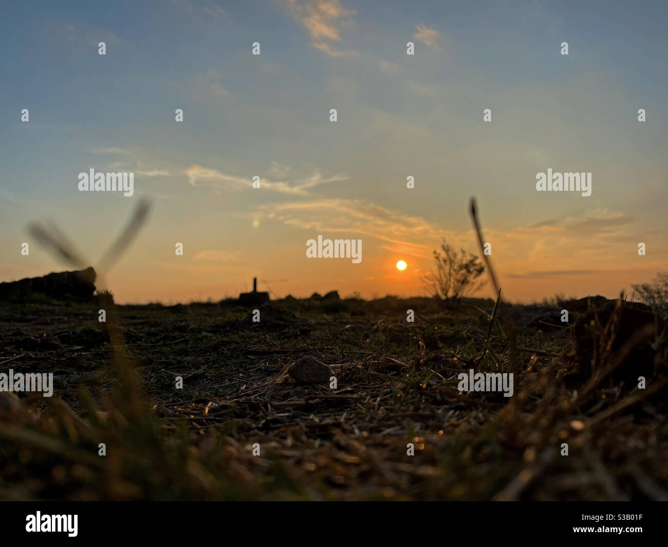 Macro shot of sunset on Bruma Mountain South Africa Stock Photo - Alamy