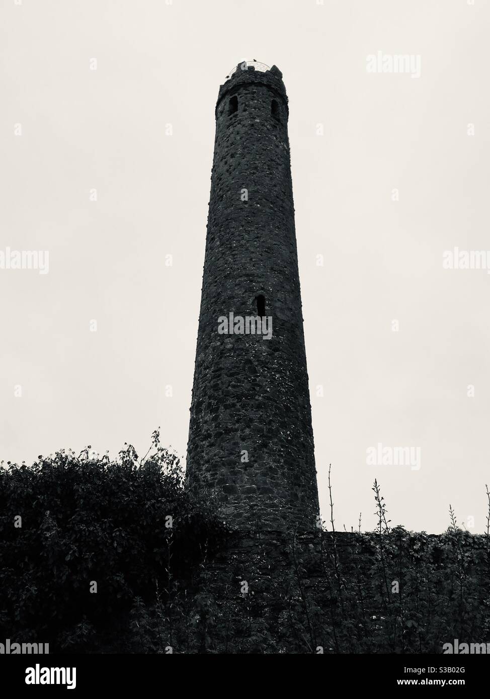 Old stone tower Stock Photo - Alamy