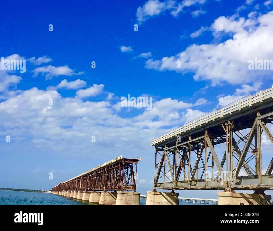 Bahia Honda Railroad Bridge, Florida Keys Stock Photo - Alamy