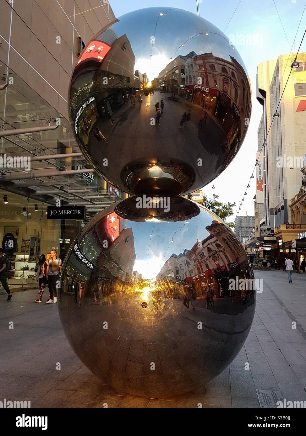 Rundle mall sculpture balls hi-res stock photography and images - Alamy