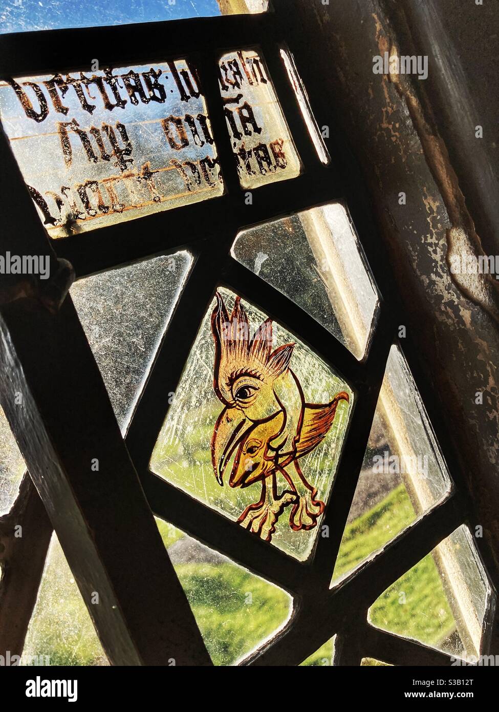 Stained glass window Stock Photo - Alamy