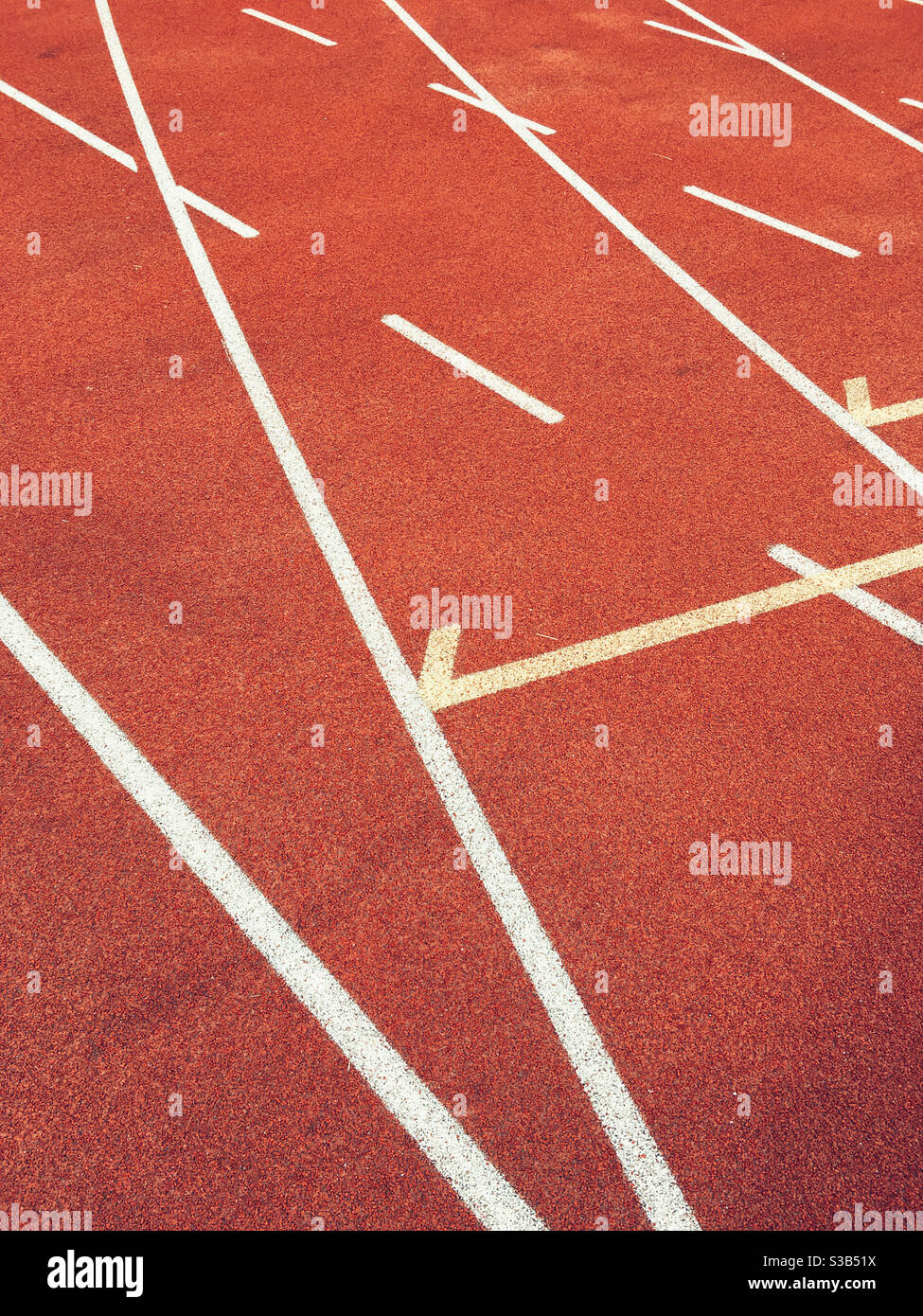 Running track detail hi-res stock photography and images - Alamy