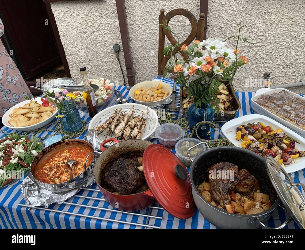 Greek Party Night Stock Photo - Alamy