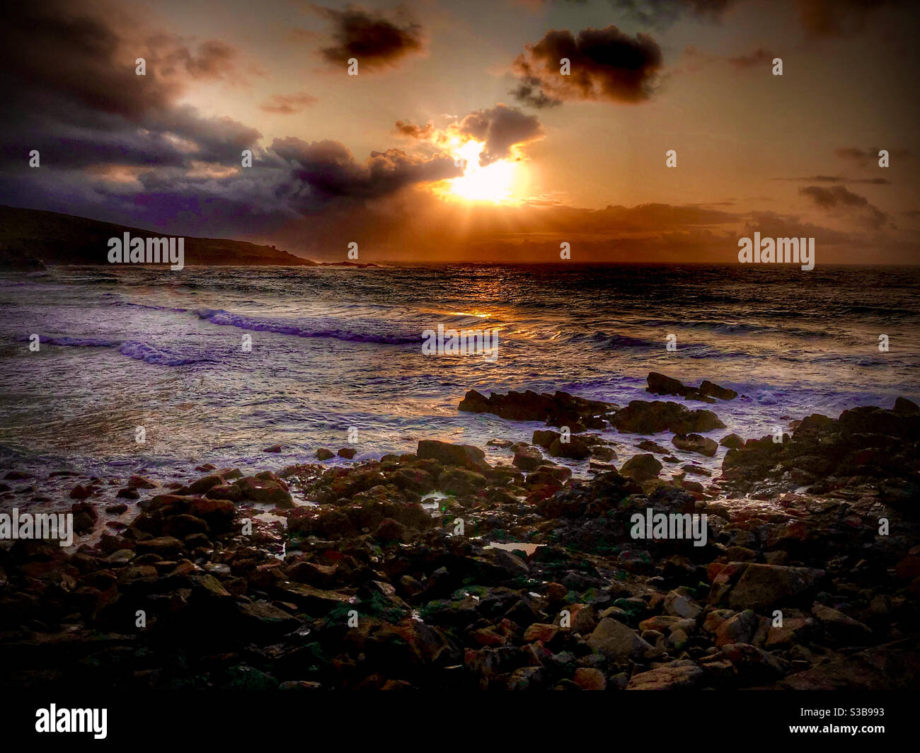 St ives sunset hi-res stock photography and images - Alamy