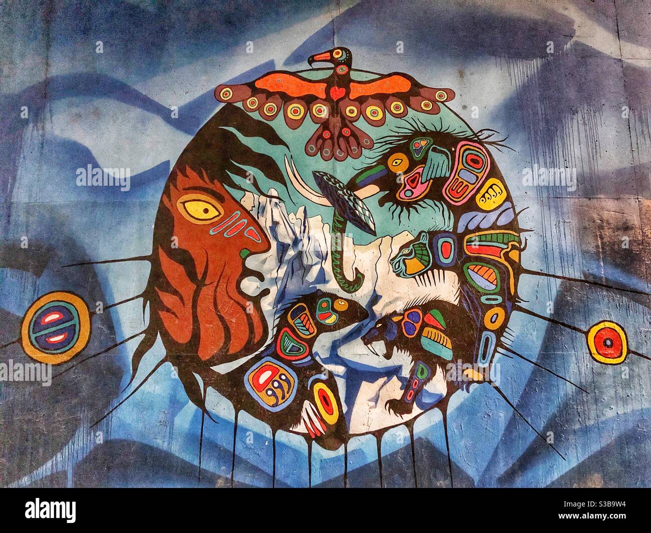Indigenous urban street art in Toronto, Canada Stock Photo - Alamy