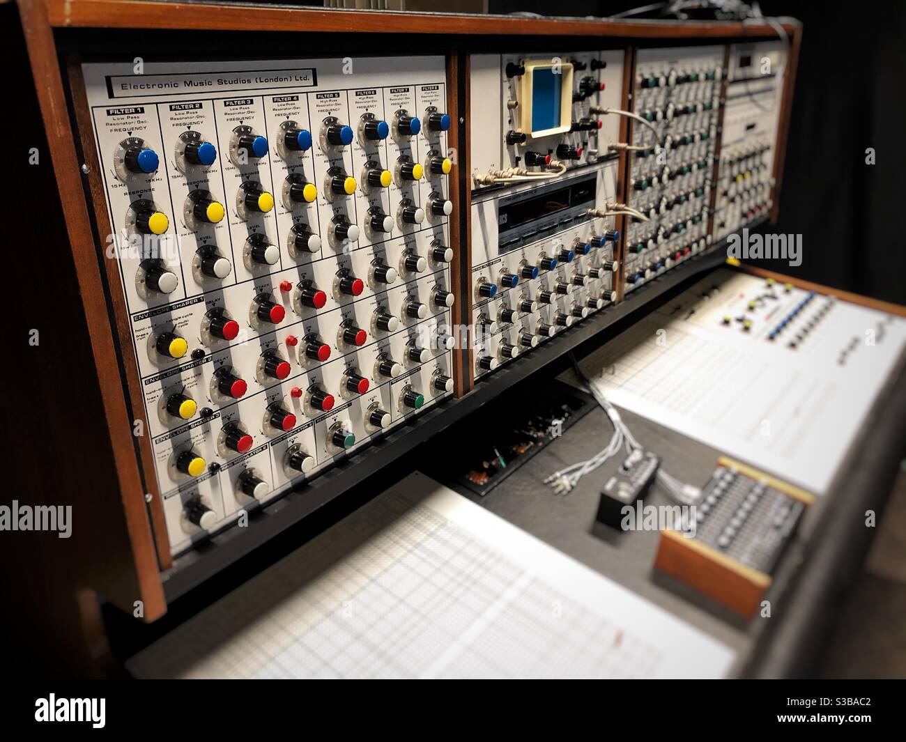 EMS synthi 100 vintage synthesizer Stock Photo - Alamy