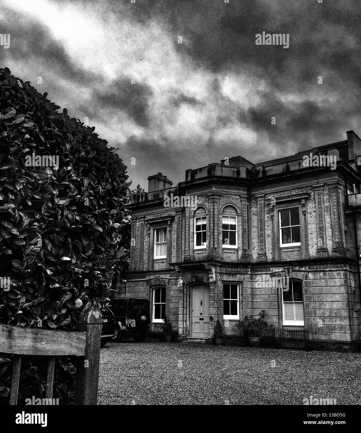 Very large house Black and White Stock Photos & Images - Alamy