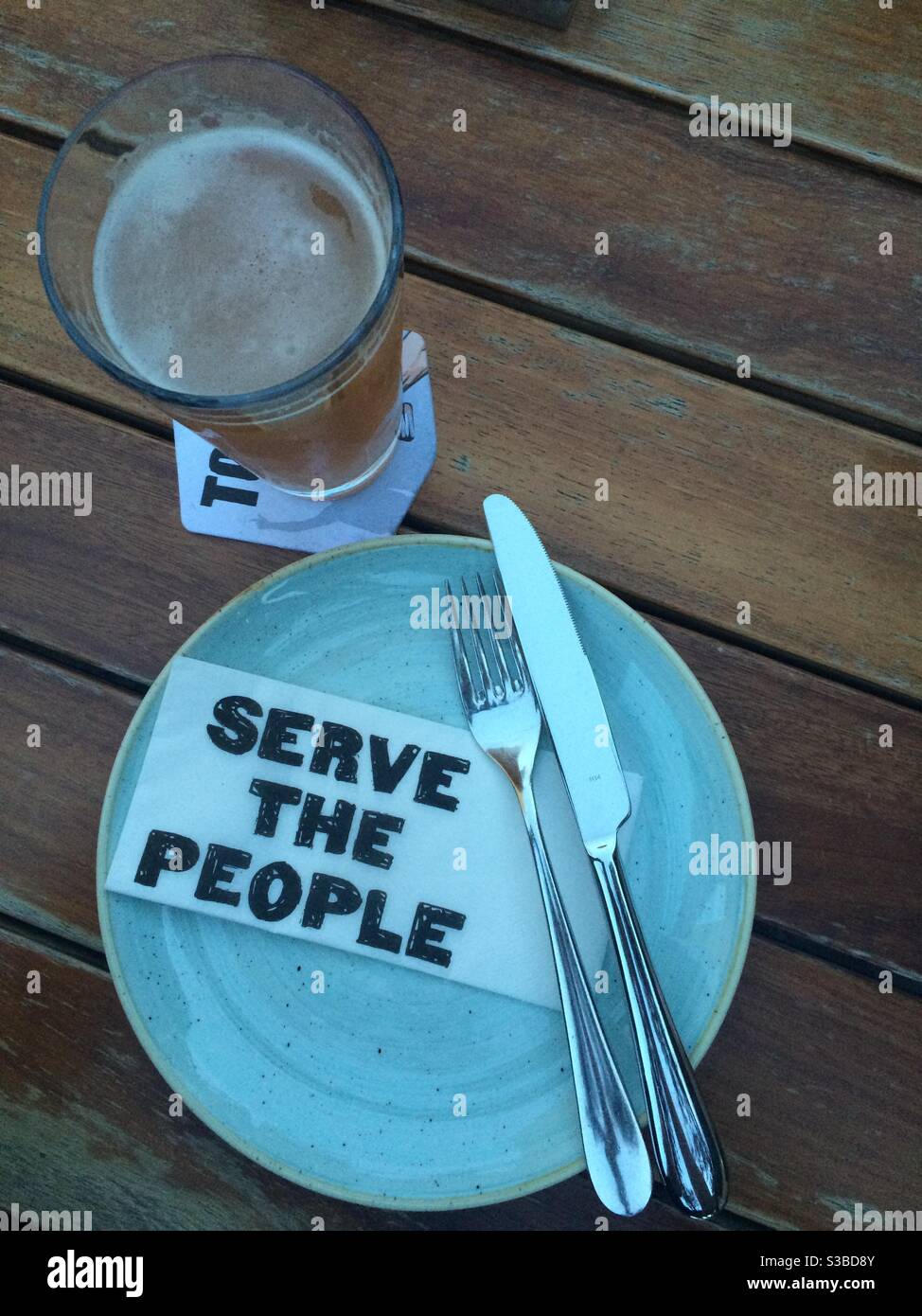 Serve the people hi-res stock photography and images - Alamy