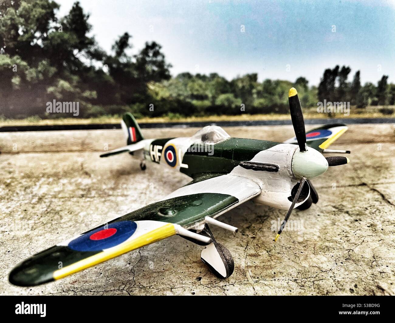 Raf ww2 hawker typhoon hi-res stock photography and images - Alamy