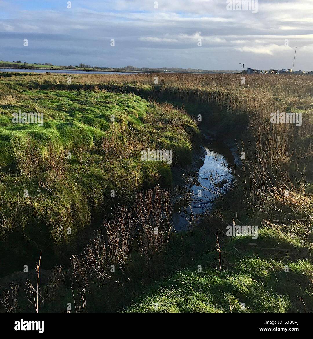 River Wyre, Stanah, Lancashire Stock Photo - Alamy