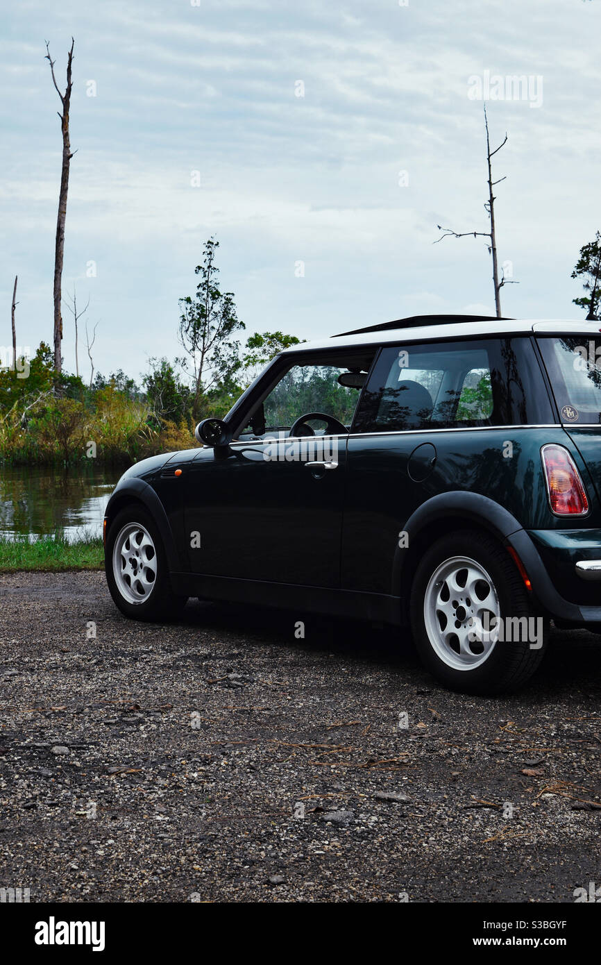 Green Mini Cooper High Resolution Stock Photography and Images - Alamy