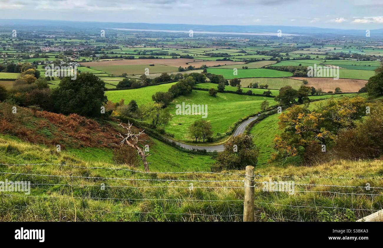 Coaley peak view point Stock Photo - Alamy