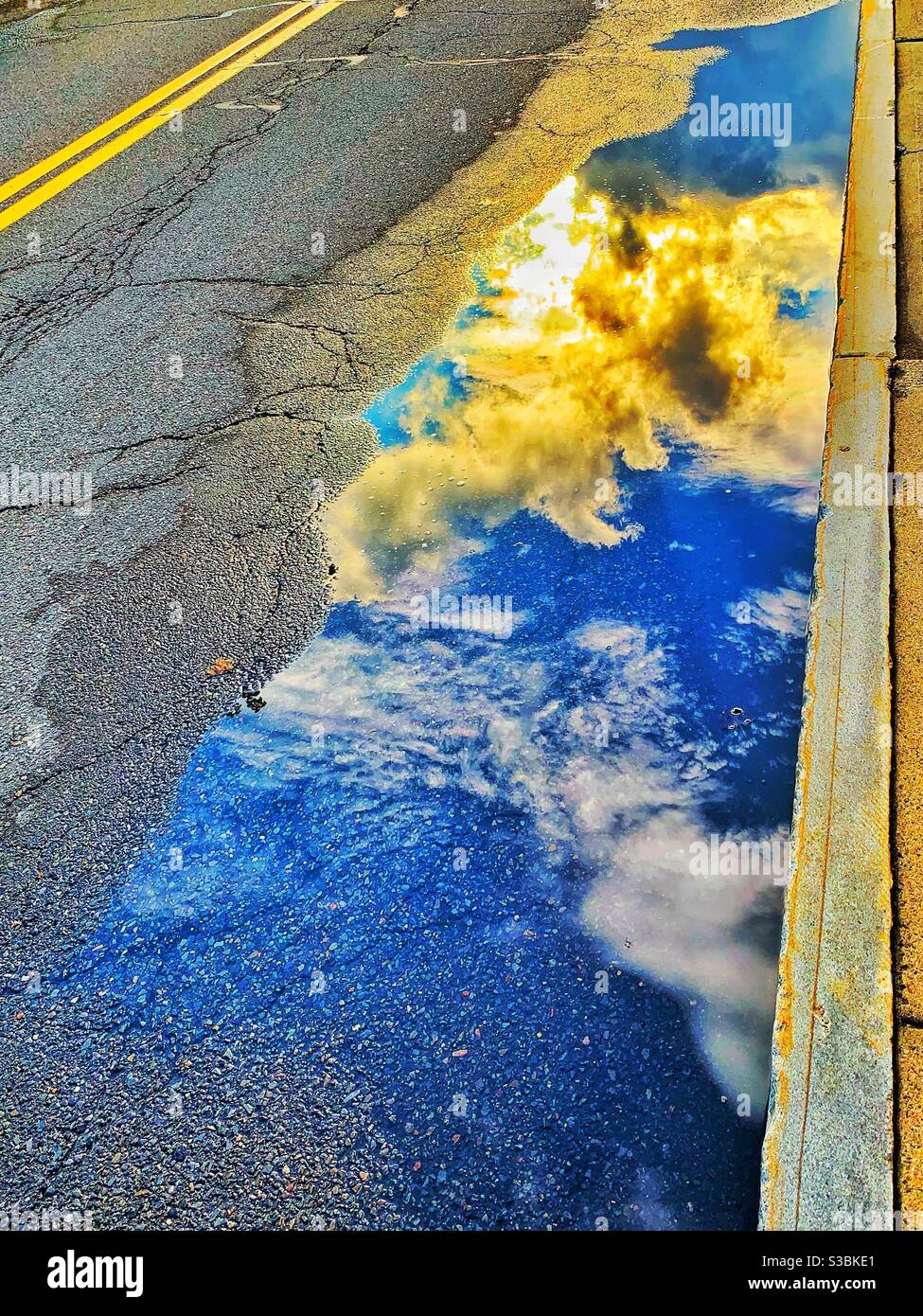 Sky’s Reflection after the Rain Stock Photo - Alamy