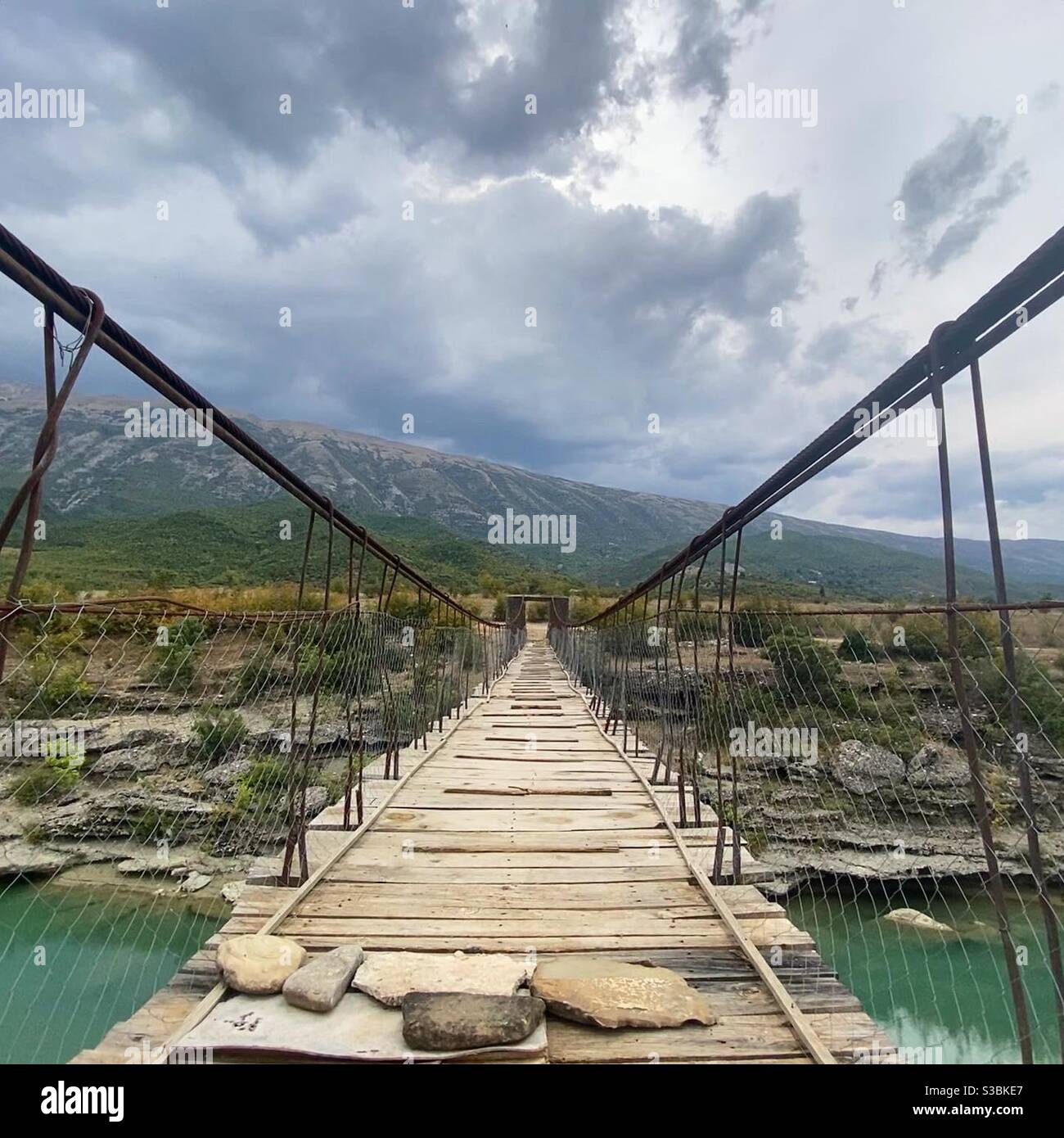Random bridge in Albania Stock Photo - Alamy