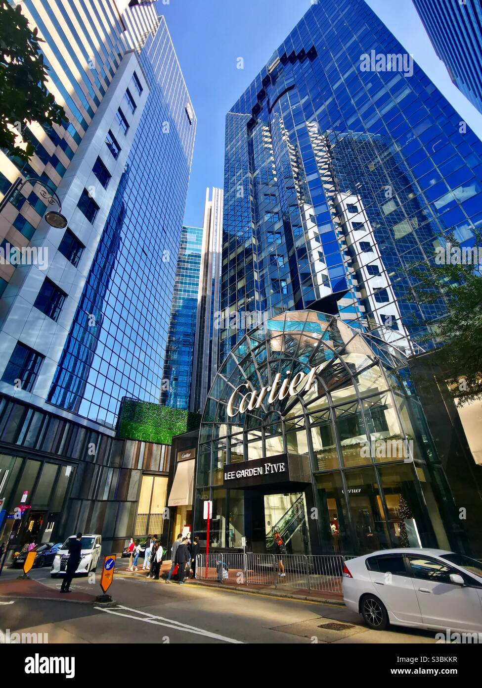Lee Garden Five in Causeway Bay in Hong Kong Stock Photo - Alamy