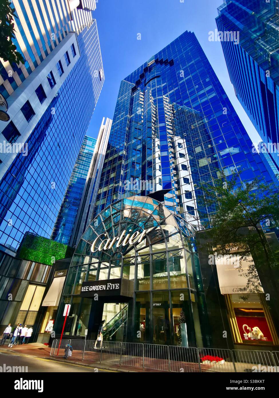 Lee Garden Five in Causeway Bay in Hong Kong Stock Photo - Alamy