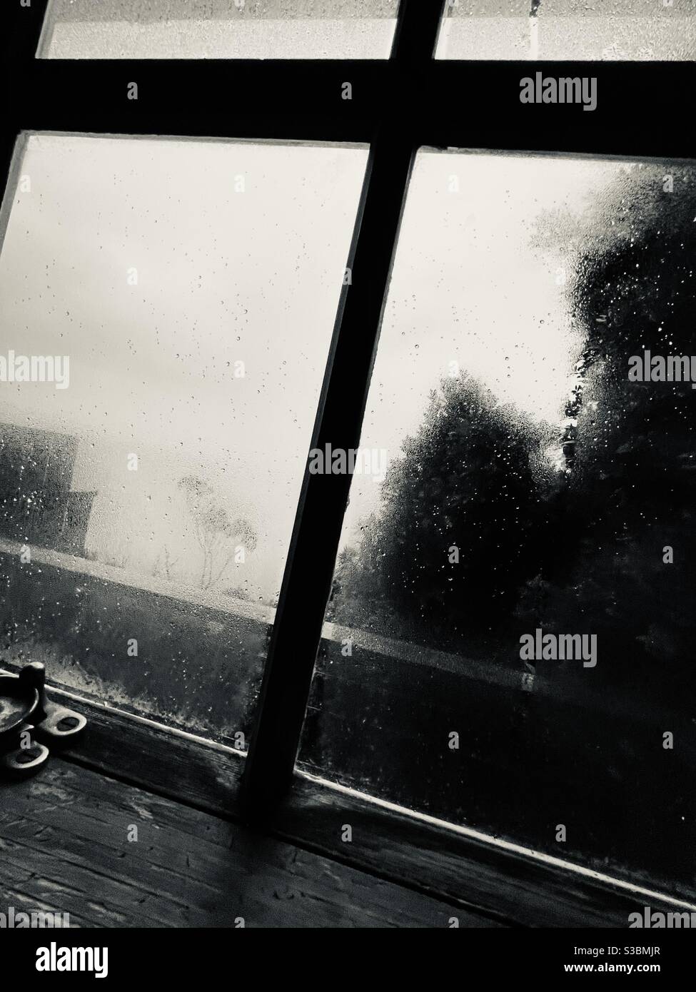 Rainy day window Stock Photo - Alamy