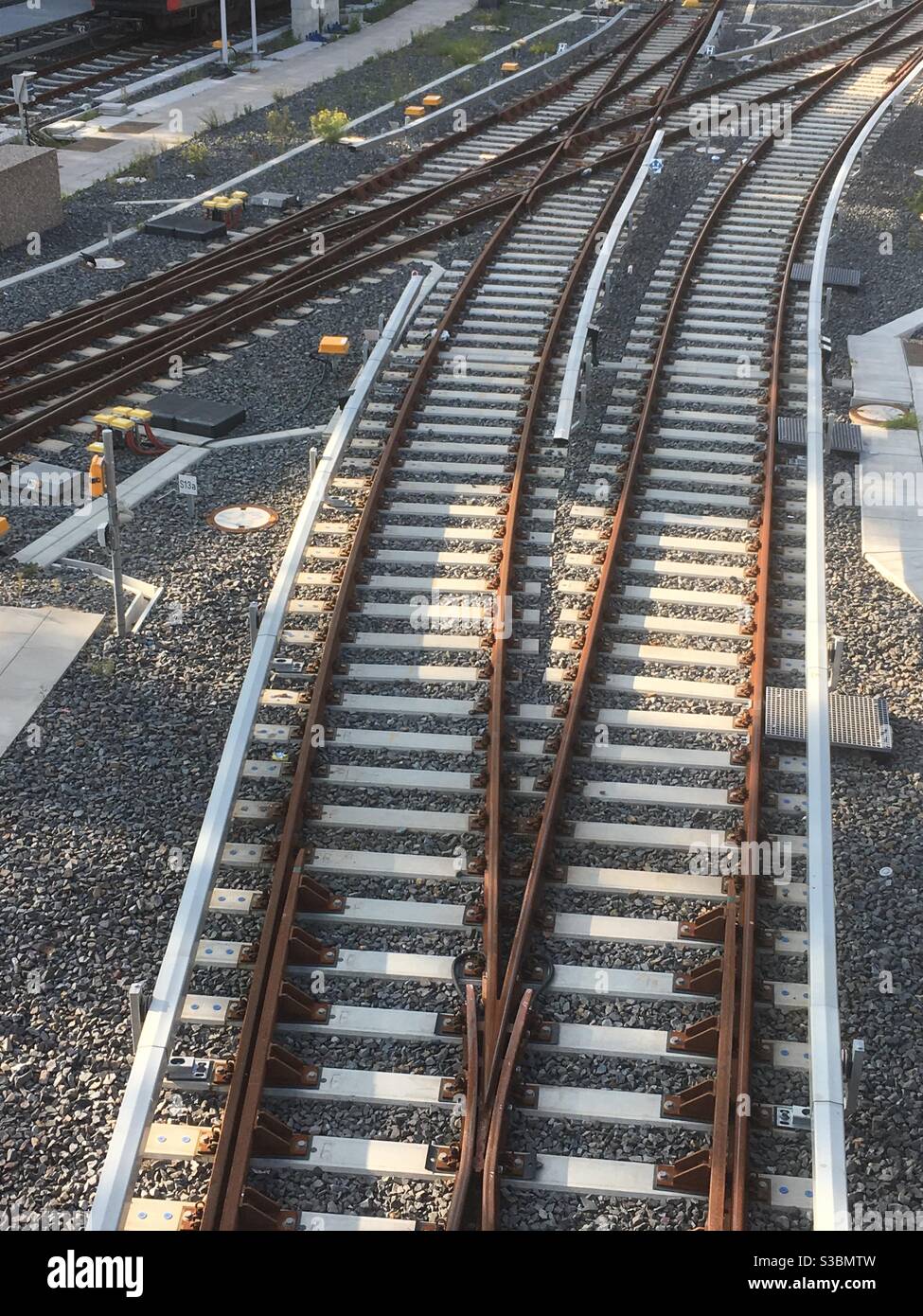 Rail junction hi-res stock photography and images - Alamy