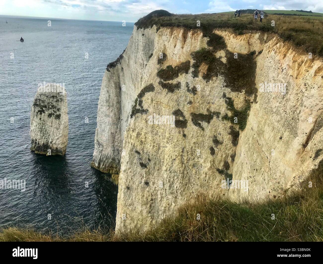 Old Harry rocks. Studland Stock Photo - Alamy