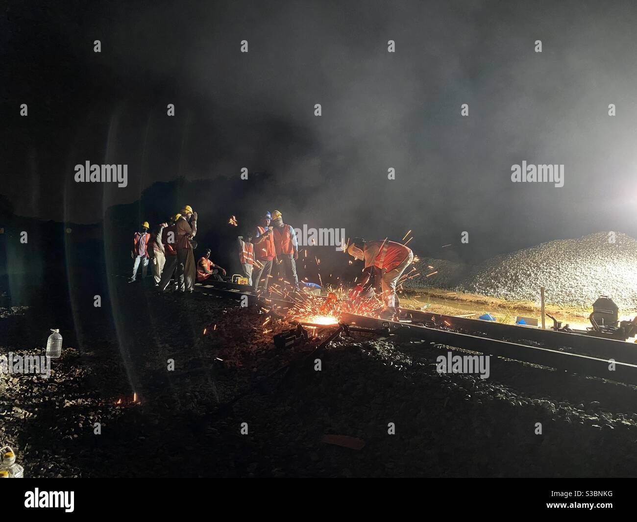 Cutting rail hi-res stock photography and images - Alamy
