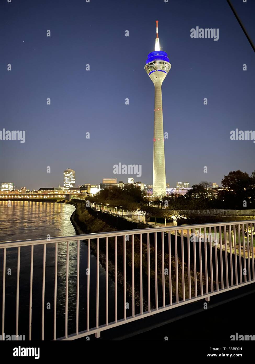 The rheinturm tower hi-res stock photography and images - Alamy
