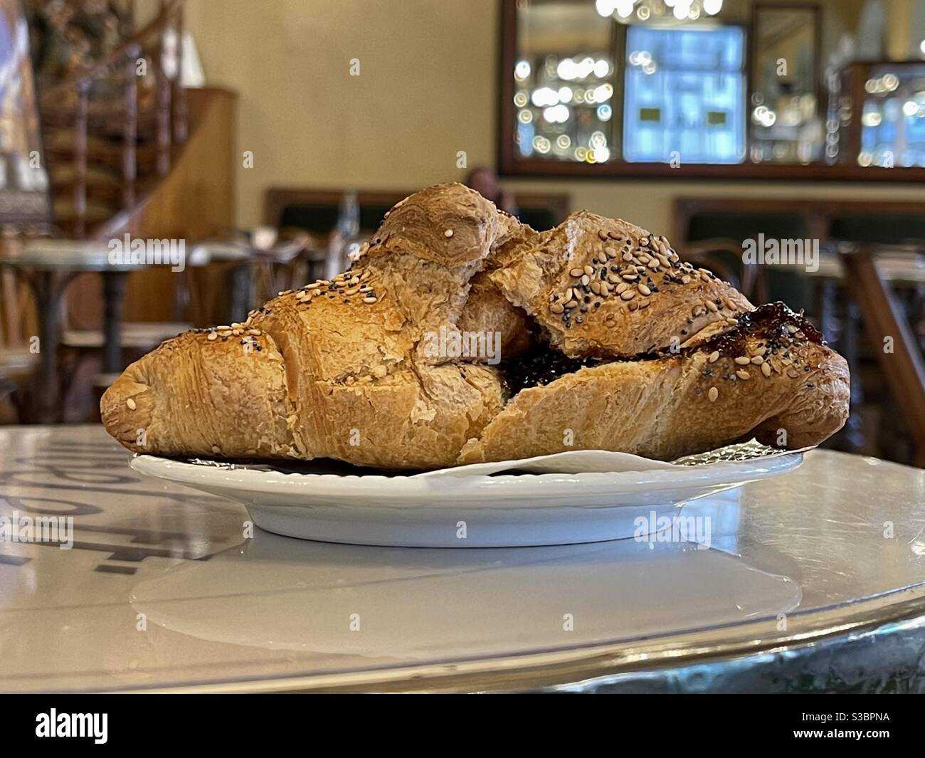 Italy breakfast table hi-res stock photography and images - Alamy