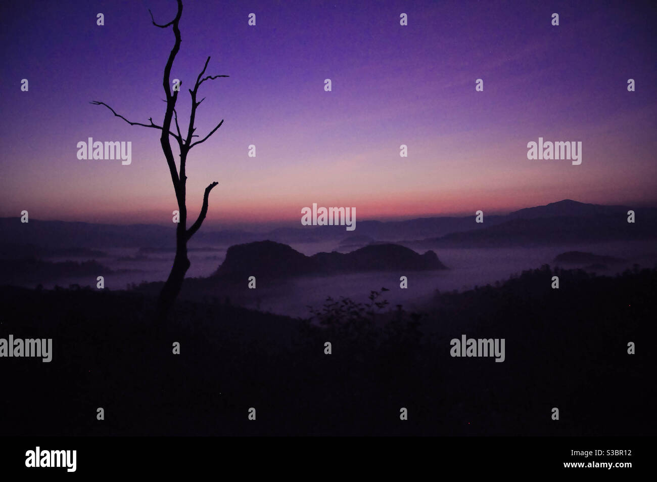 Purple mountains hi-res stock photography and images - Alamy