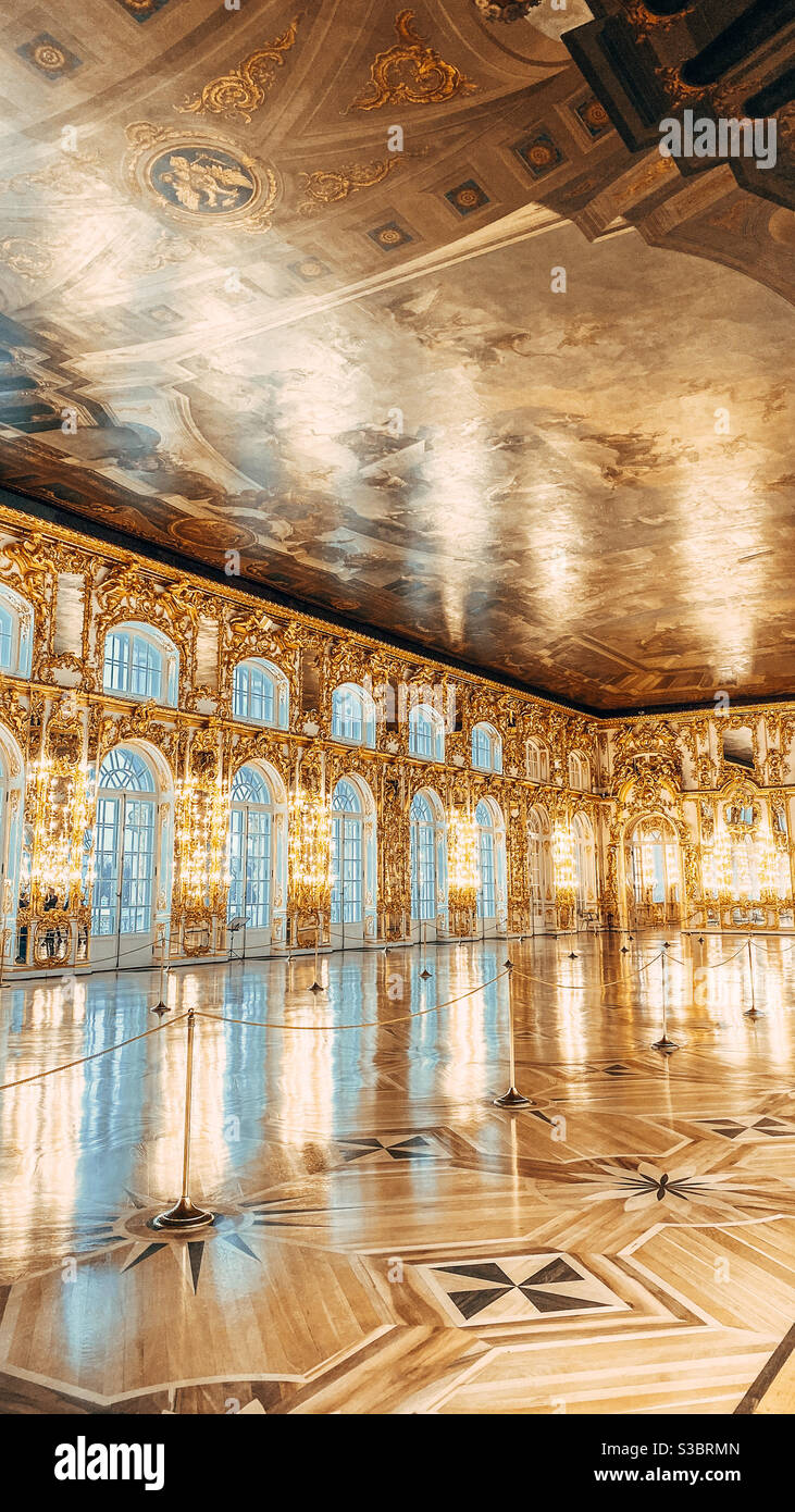 Catherine palace great hall hi-res stock photography and images - Alamy