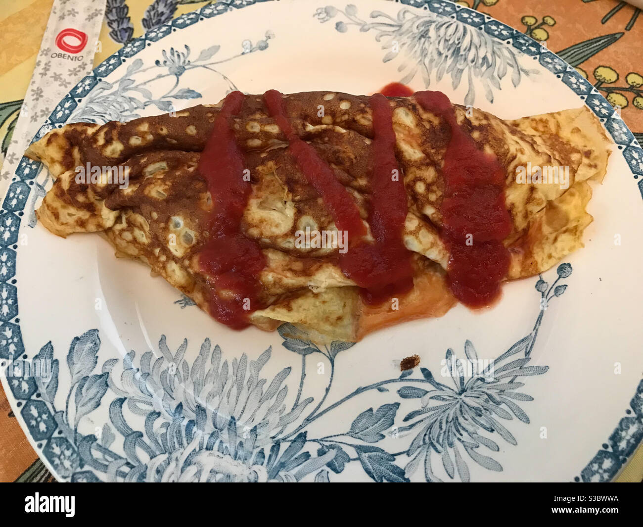 Folded omelette hi-res stock photography and images - Alamy